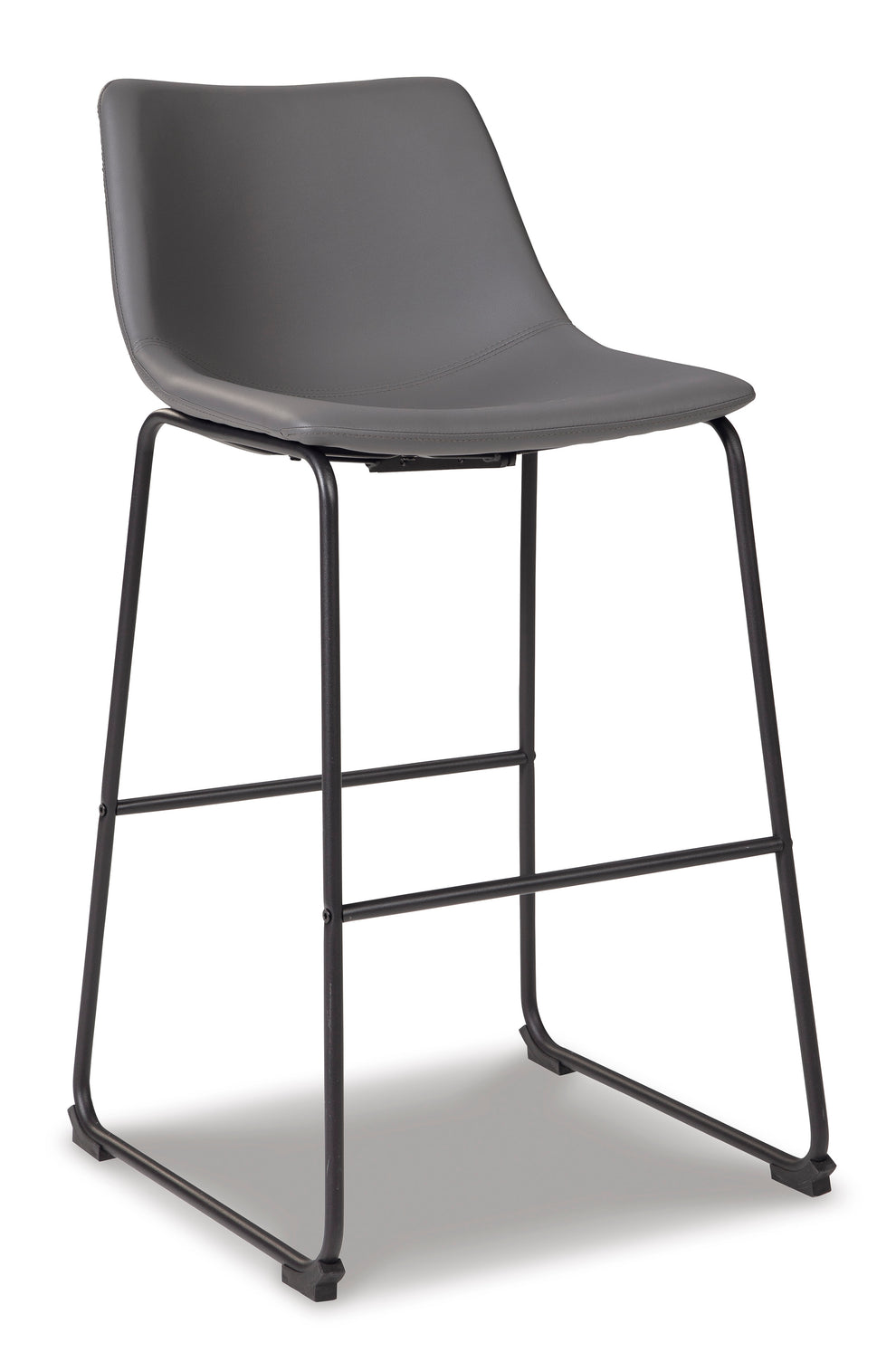 Centiar Gray Bucket Seat Bar Stool - Ashley Furniture Homestore ...